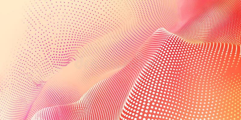 Abstract Minimalistic Background with Dot Matrix Effect in Pointillism ...