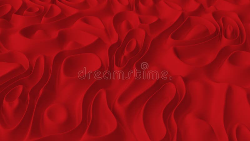 Abstract Minimalistic Background with Red Noise Wave Field. Detailed ...