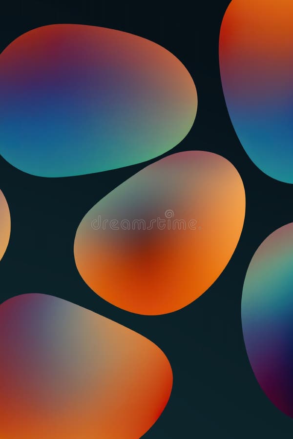 Abstract Minimalistic Background with Volumetric Three-dimensional ...