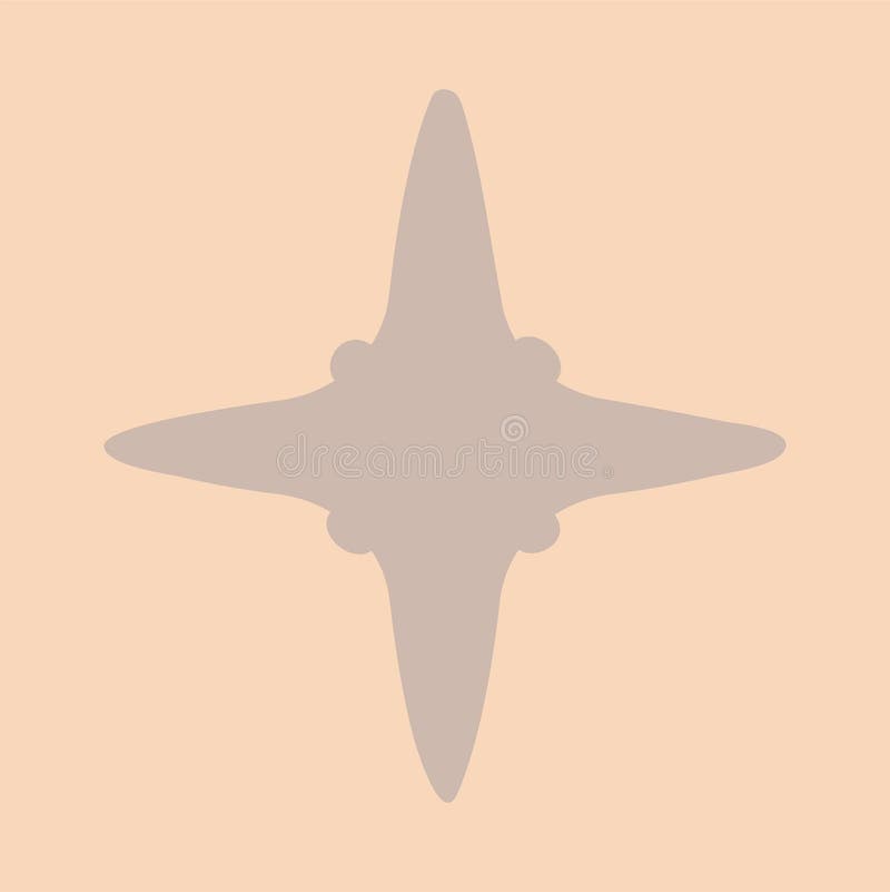 Star, Stylized Star, Emblem. Geometric Form, Modern Shape. Stock Vector ...