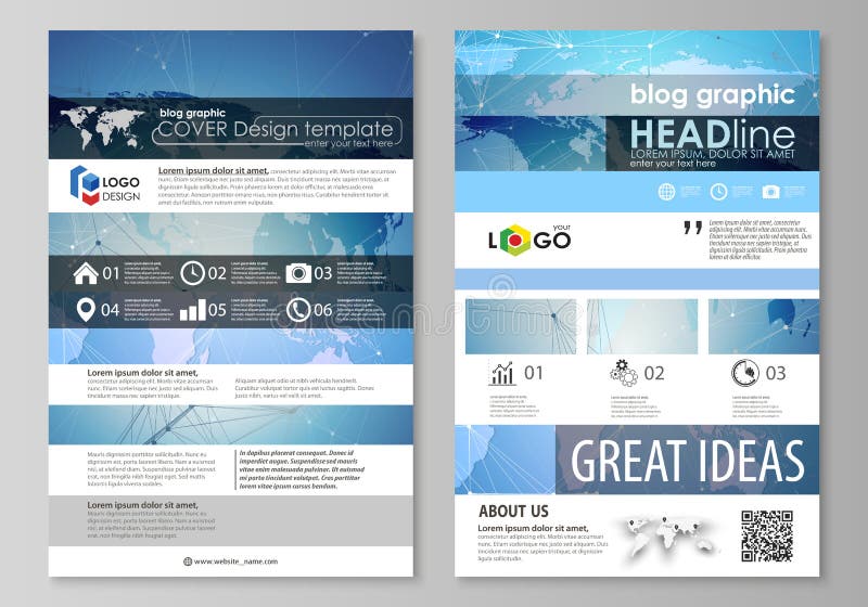 The Abstract Minimalistic Vector Illustration of the Editable Layout of ...