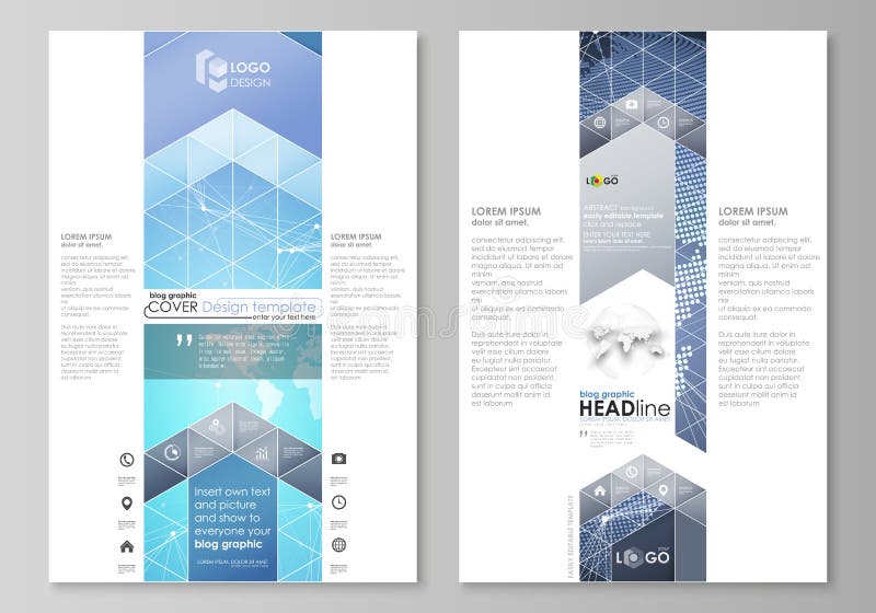 The Abstract Minimalistic Vector Illustration of the Editable Layout of ...