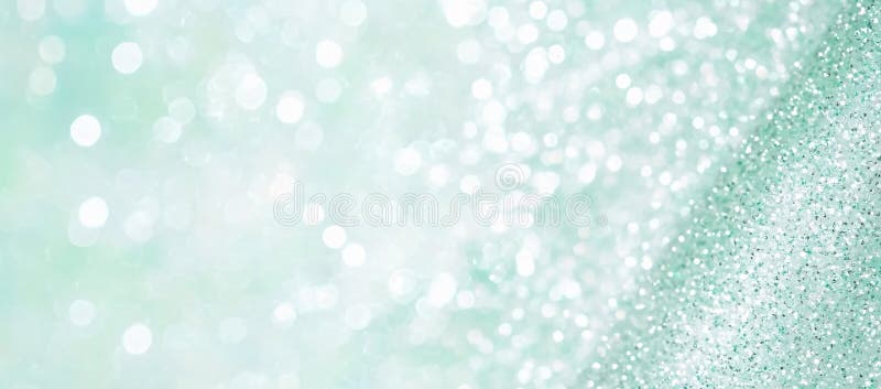 Abstract Mint Green Glitter Background Sparkling High Quality Image Stock Illustration ...