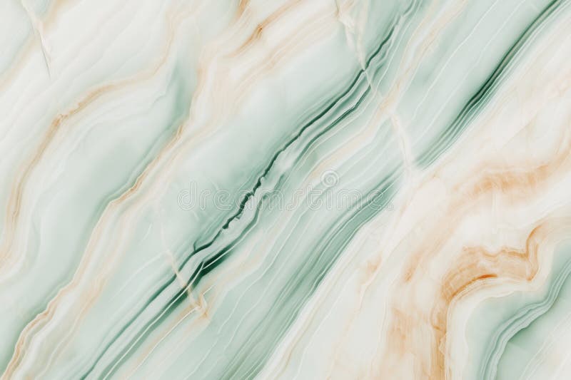 Abstract Mint Green Marble Texture with Cream and Beige Veins Stock ...