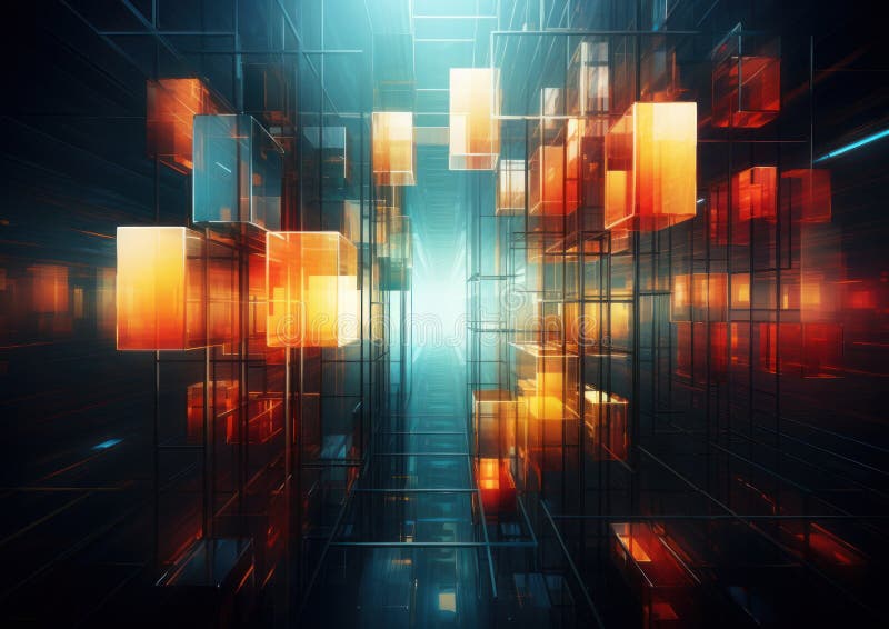 Abstract Mirror Dimension in a 75 Frame Where Minimalism and Digital ...