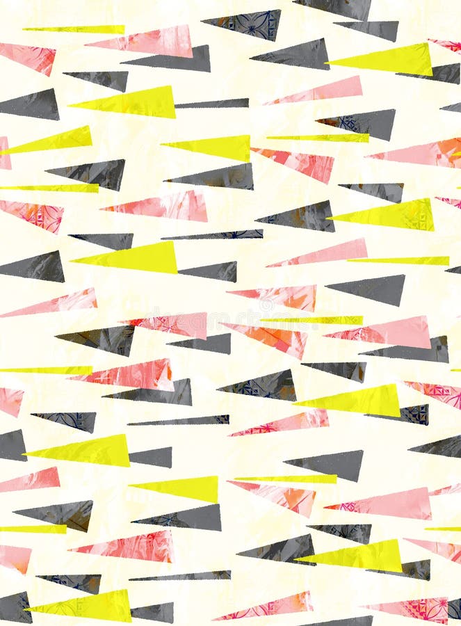 Abstract Mix Geometrical Pattern with Color Backgound Stock ...