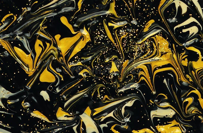 Abstract Mixed Acrylic Texture with Marble Pattern Stock Photo - Image ...