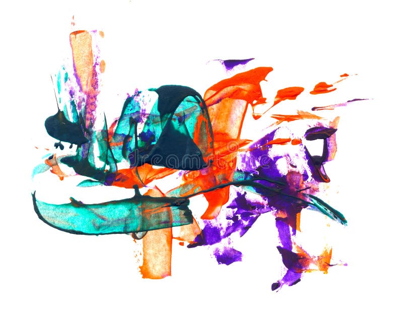 Abstract Mixed Media Background or Texture Stock Image - Image of ...