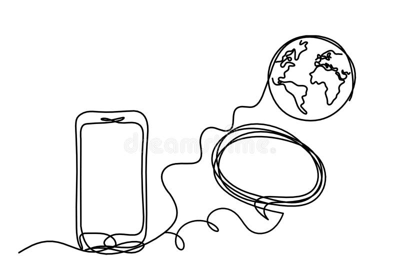 Iphone Line Art