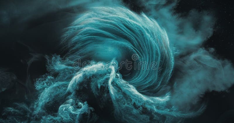 Abstract Mobile Nebula, Snow Swirls. Stock Video - Video of magic, loop ...