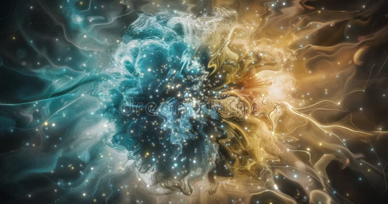 Abstract Mobile Nebula, Snow Swirls. Stock Video - Video of nebula ...