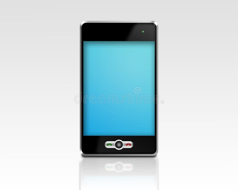Abstract mobile phone stock illustration. Illustration of call - 10665029