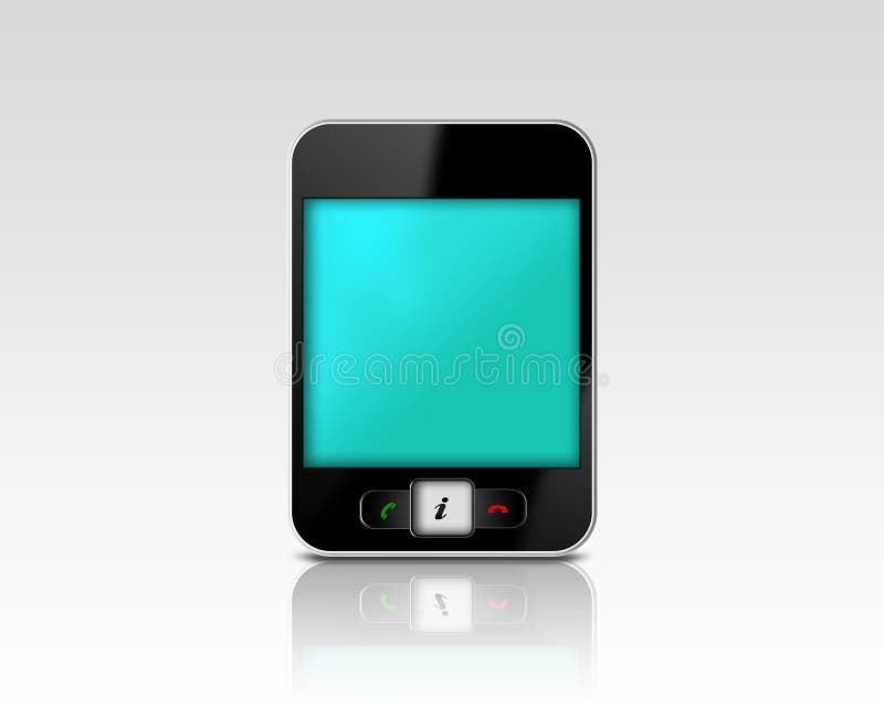 Abstract mobile phone stock illustration. Illustration of calls - 10764597