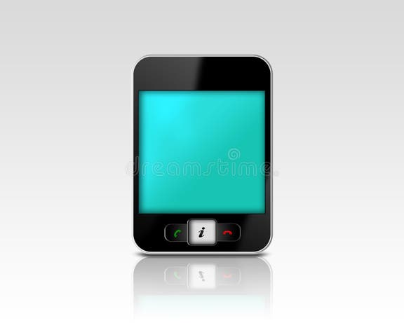 Abstract mobile phone stock illustration. Illustration of calls - 10764597