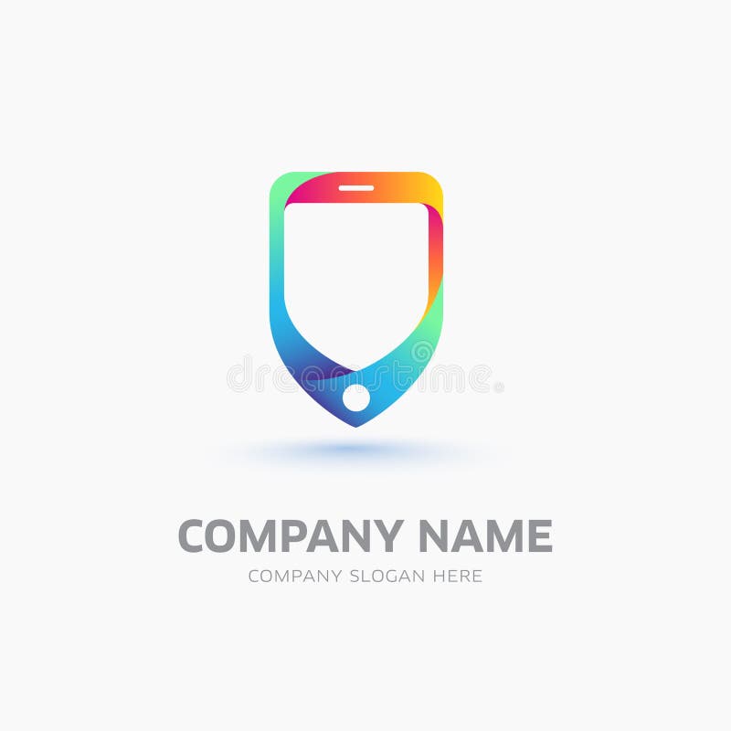 Mobile Phone Symbol and Logo Template Stock Vector - Illustration of ...