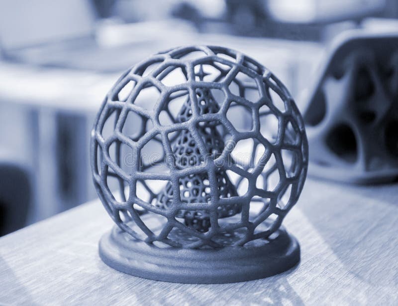 Abstract Model Christmas Tree Mesh Ball Printed 3D Printer from ...