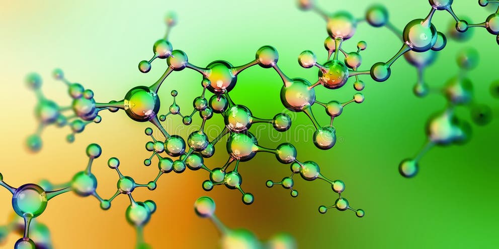 Abstract Model of a Molecule. Digital Technologies in Genetic ...