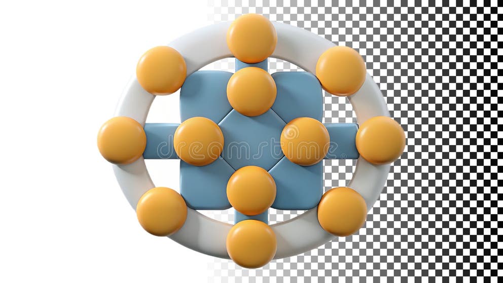 Abstract Atom Molecule Model Science Chemistry Technology Concept Png ...