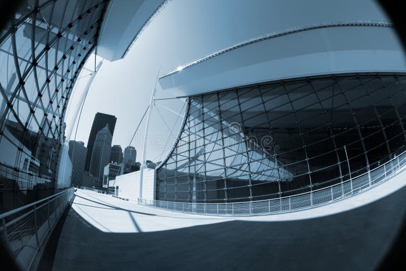 Abstract Modern Architecture Stock Image - Image of geometric, highrise ...