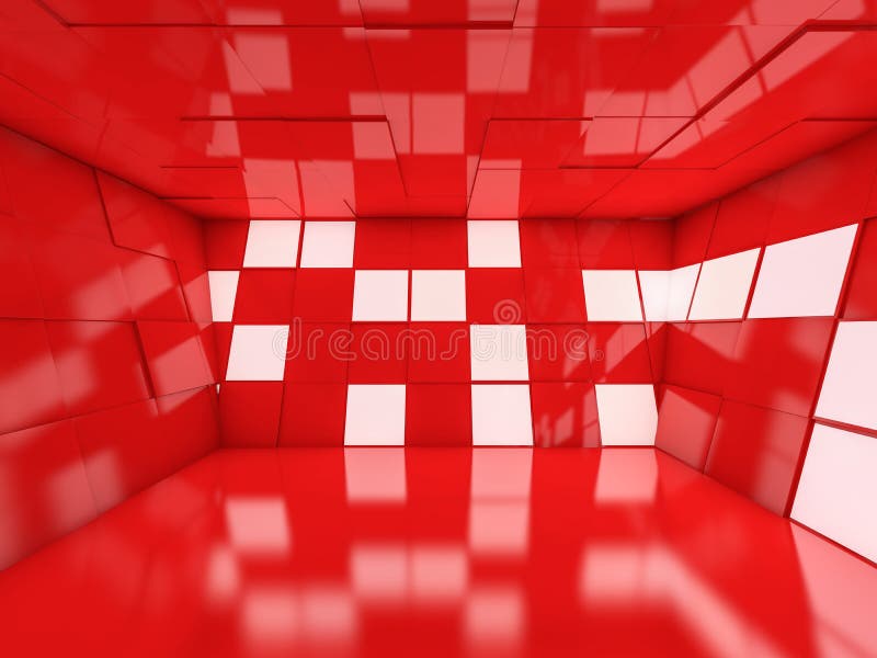 Abstract Modern Architecture Background 3d Rendering Stock