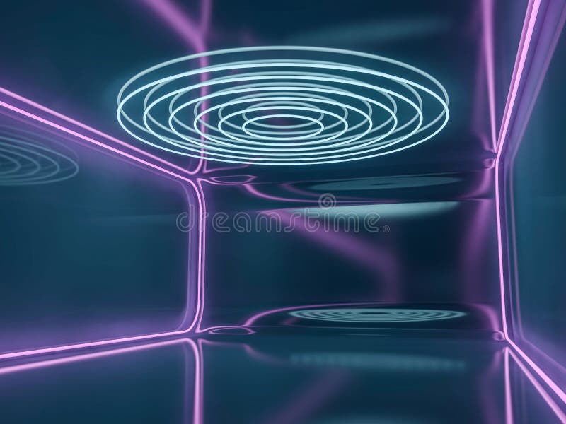 Abstract Modern Architecture Background 3d Rendering Stock