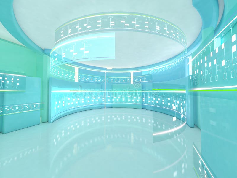Abstract Modern Architecture Background 3d Rendering Stock