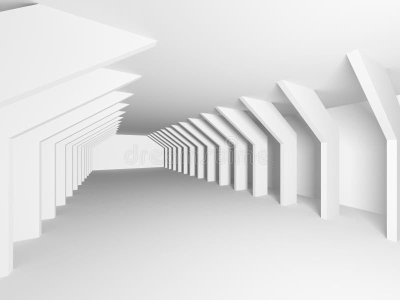 Abstract Modern Architecture Interior Background Stock Illustration ...