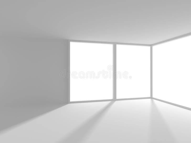 Abstract Modern Architecture Interior Background Stock Illustration ...