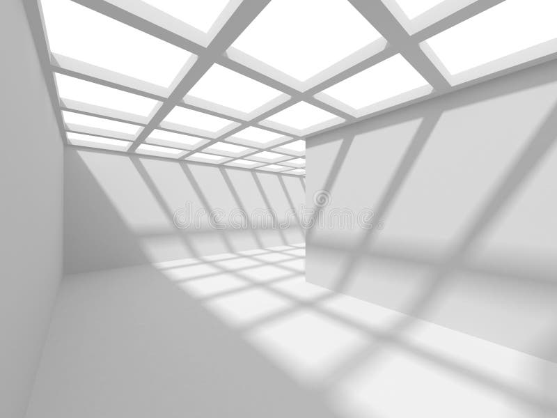 Abstract Modern Architecture Interior Background Stock Illustration ...