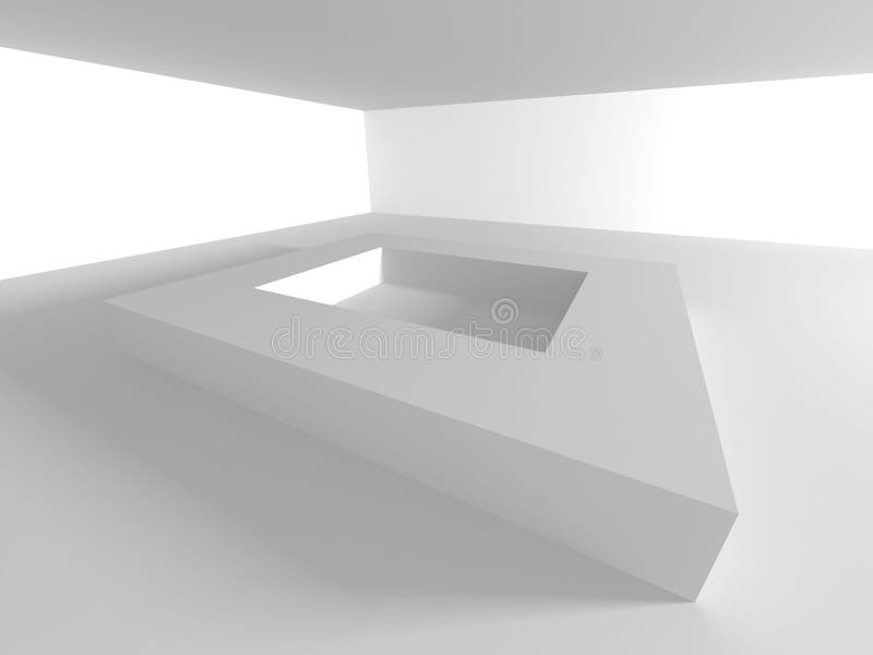 Abstract Modern Architecture Interior Background Stock Illustration ...