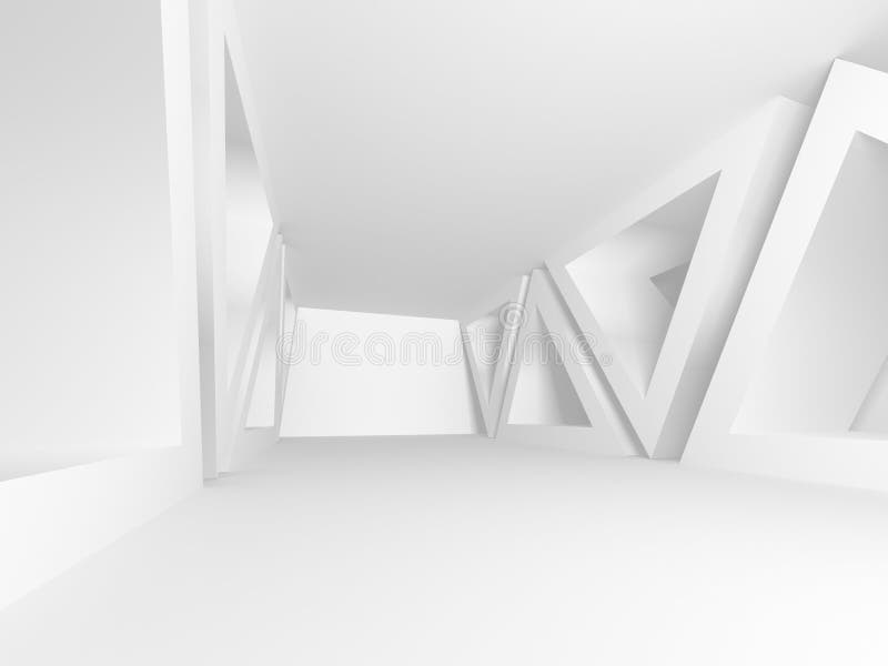 Abstract Modern Architecture Interior Background Stock Illustration ...