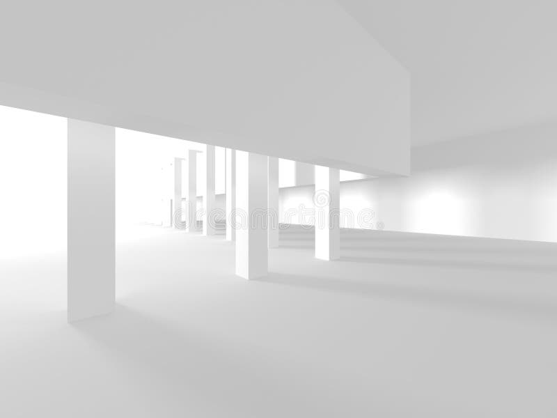 Abstract Modern Architecture Interior Background Stock Illustration ...