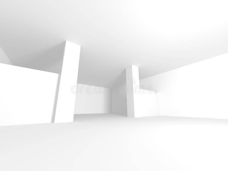 Abstract Modern Architecture Interior Background Stock Illustration ...
