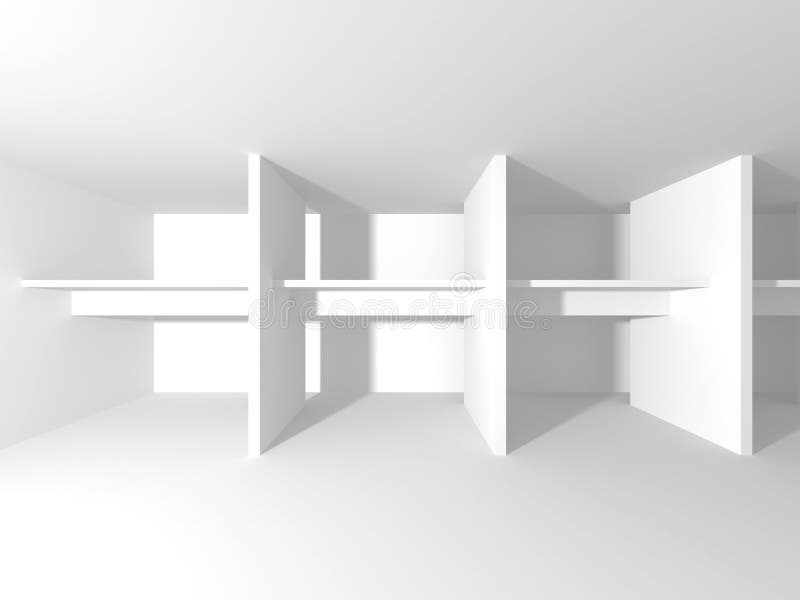 Abstract Modern Architecture Interior Background Stock Illustration ...