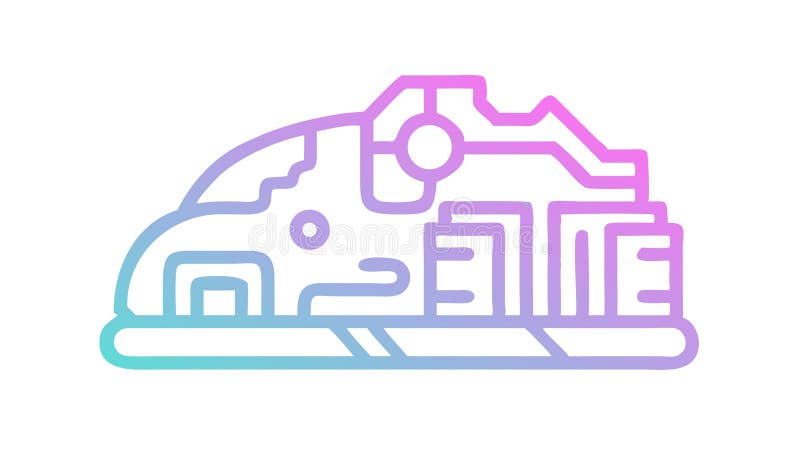 Abstract Modern Architecture, Unique Building Icon, Vector Design ...