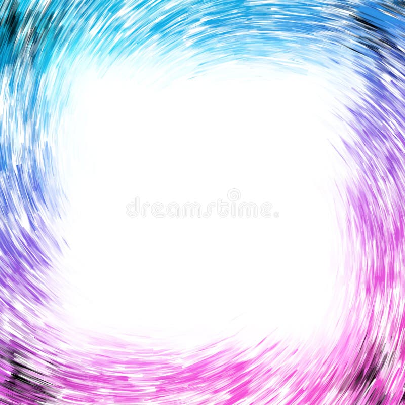 Artistic Frame Isolated in Blue Stock Vector - Illustration of isolated ...