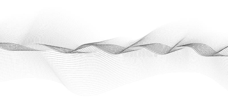 Abstract Modern Background, Curved Lines, Create the Effect of an ...