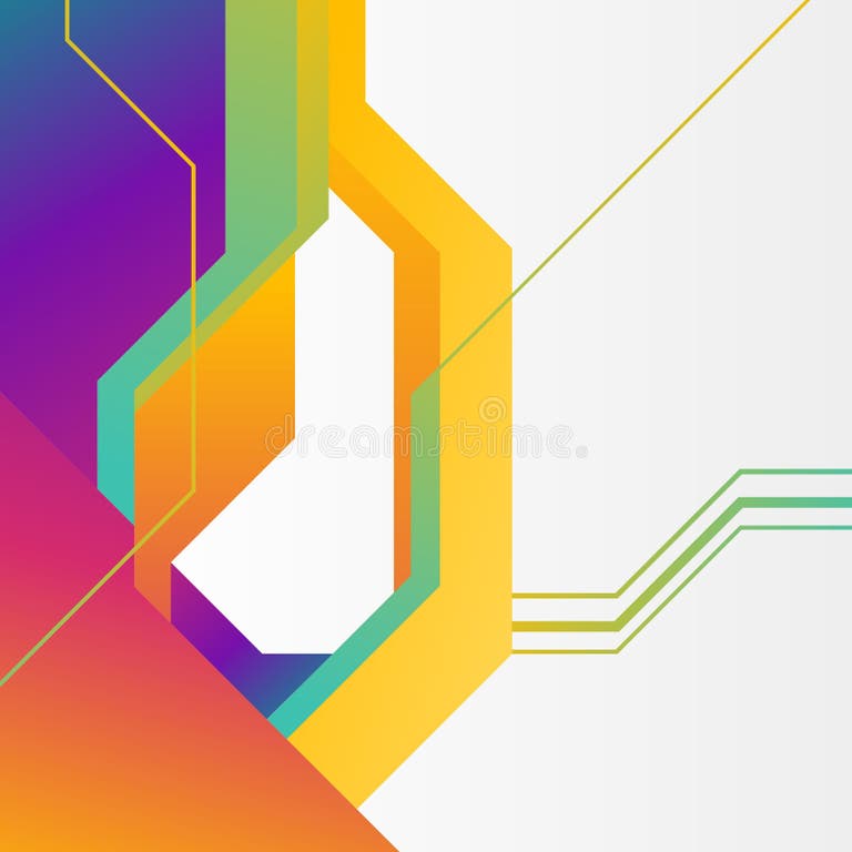 Abstract Modern Colors Background Stock Vector - Illustration of yellow ...