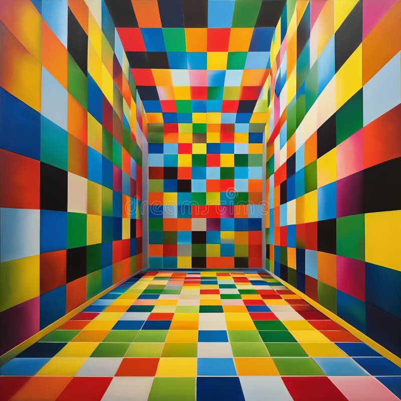 Abstract Modern Background with Geometric Shapes 3d Render of a ...