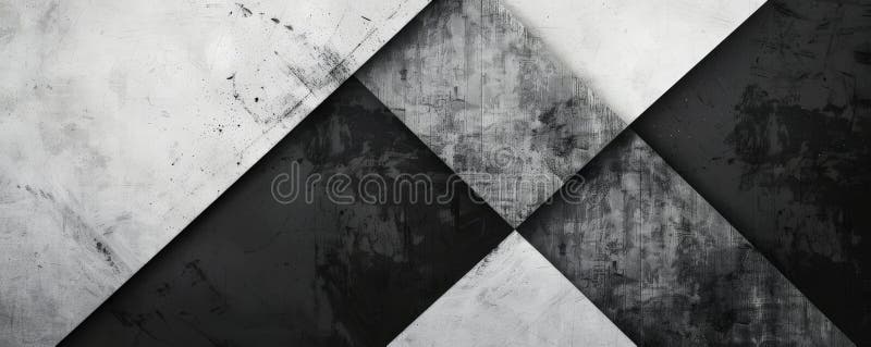 Abstract Modern Background with a Monochromatic Palette of Black, White ...