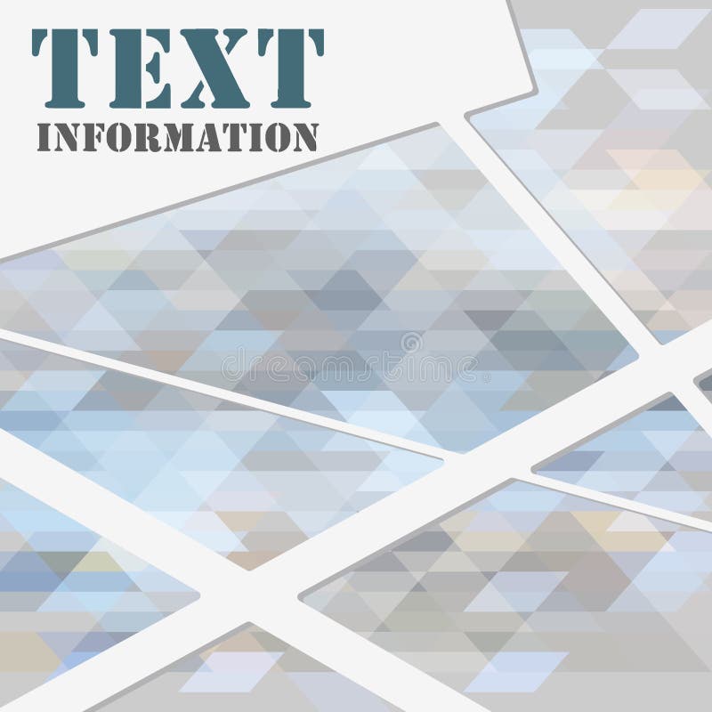 Abstract Modern Background with a Place for Text. Stock Vector ...