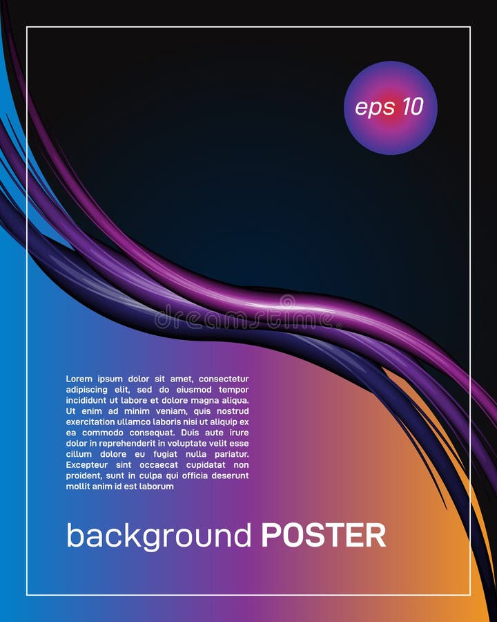 Abstract Modern Background Poster Stock Vector - Illustration of ...