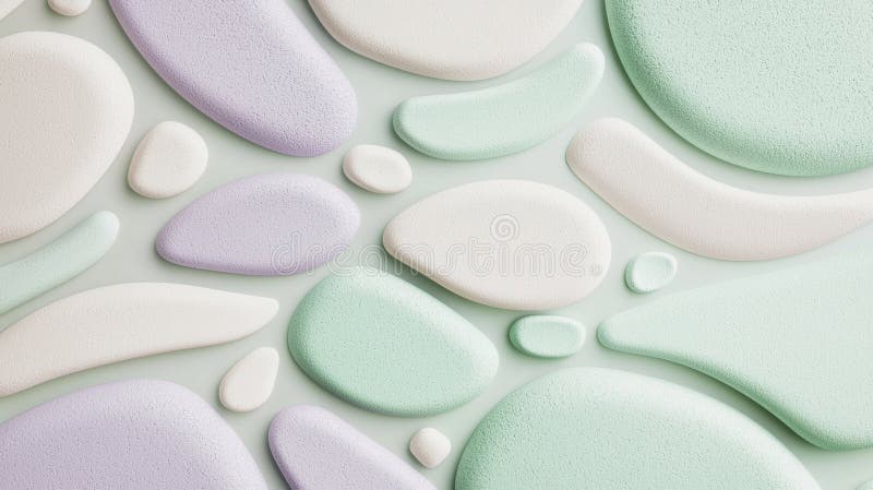 Abstract Modern Background Texture with Pastel Colored Irregular Shapes ...