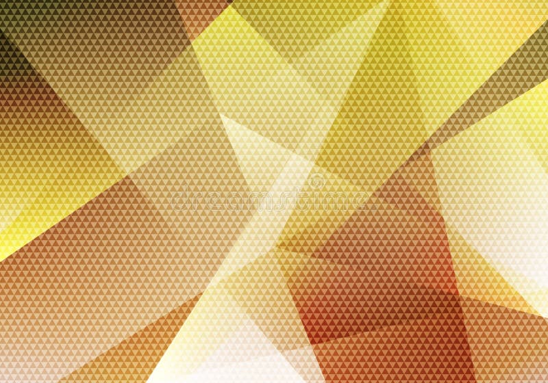 Abstract Modern Background Yellow Low Polygon with Triangle Pattern ...