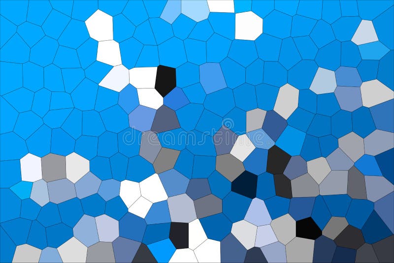 Abstract Modern Blue Crystallize Mosaic Tiles Material Texture ...