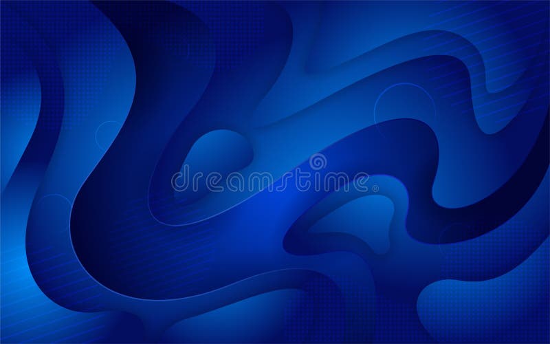 Abstract Modern Blue Dynamic Fluid Background Design. Graphic Design ...
