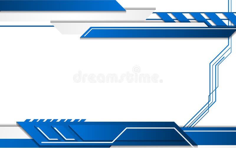 Blue And White Technology Wallpaper