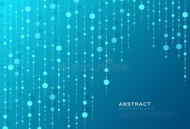 Abstract Modern Blue Gradient Background with Straight Line and Dots ...