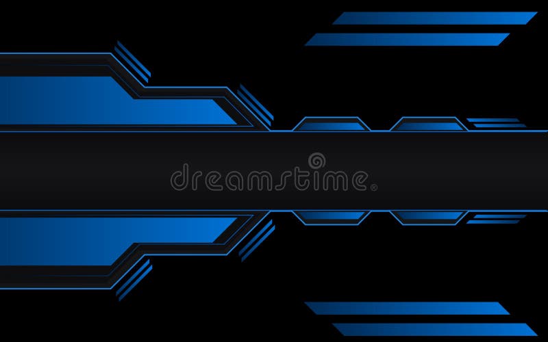 Abstract Modern Blue Shape Geometry Futuristic Technonology Design ...