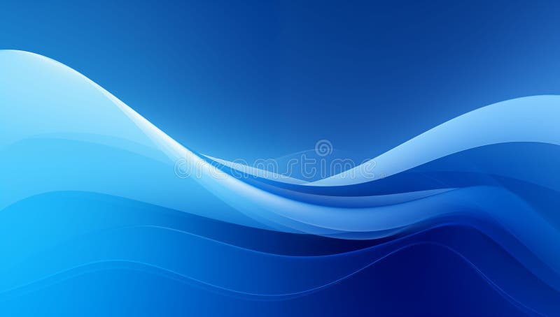 Abstract and Dynamic Blue Wave Background Design for Modern Visuals ...